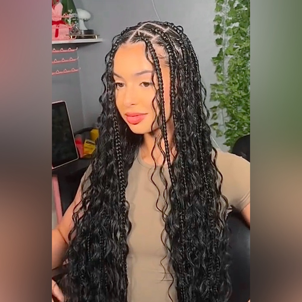 WowAfrican | Hair | Wowafrican Boho Braids 26in Hd Full Lace Wig Human ...